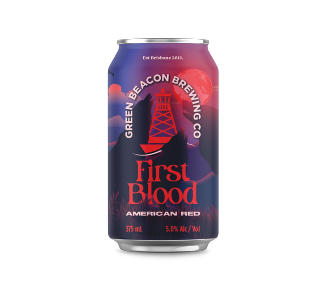 First Blood American Red Ale – Green Beacon Brewing Co.