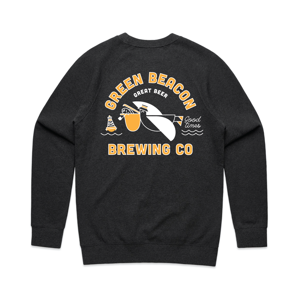 Green Beacon Great Beer Delivery Crew Neck Jumper – Green Beacon ...