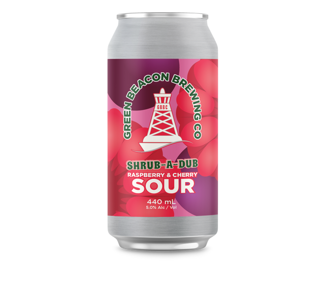 Shrub-A-Dub Raspberry & Cherry Sour – Green Beacon Brewing Co.