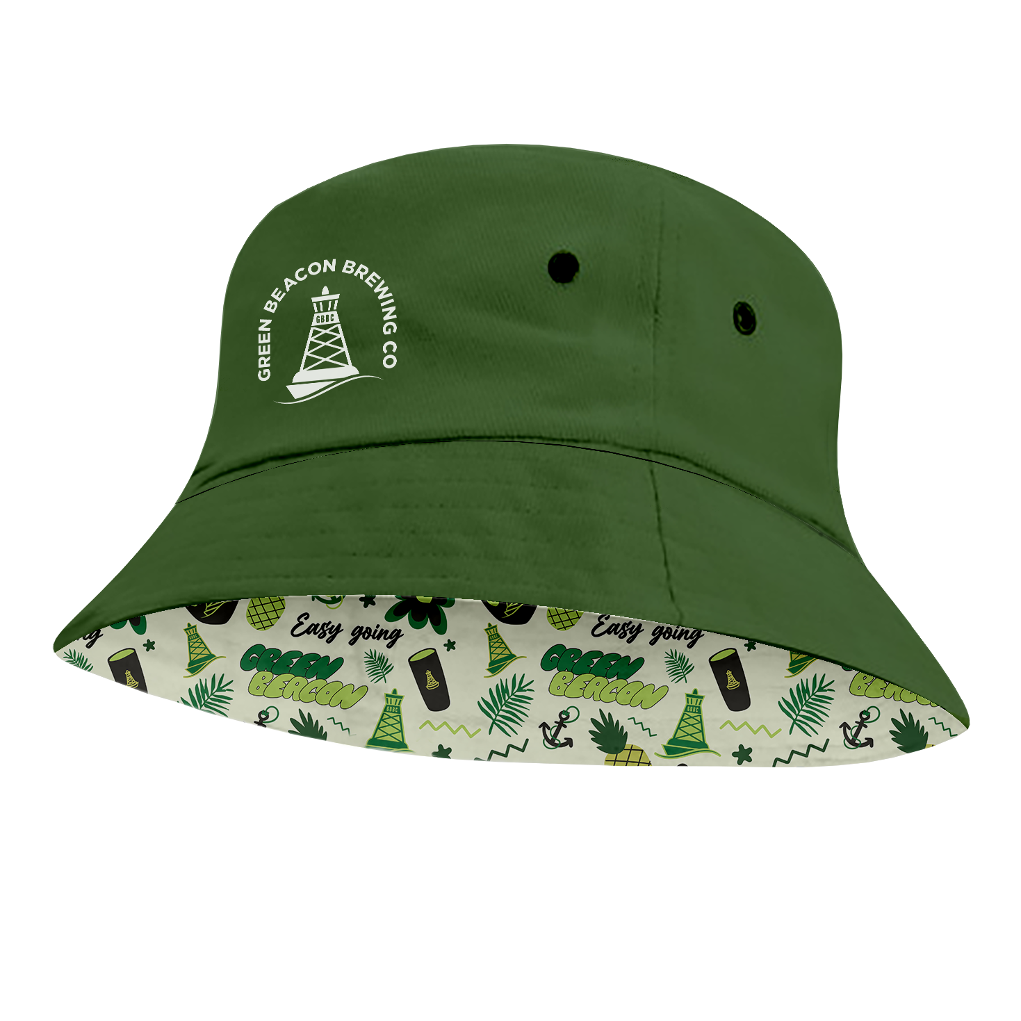 Reversible Bucket Hat – Green Beacon Brewing Co.