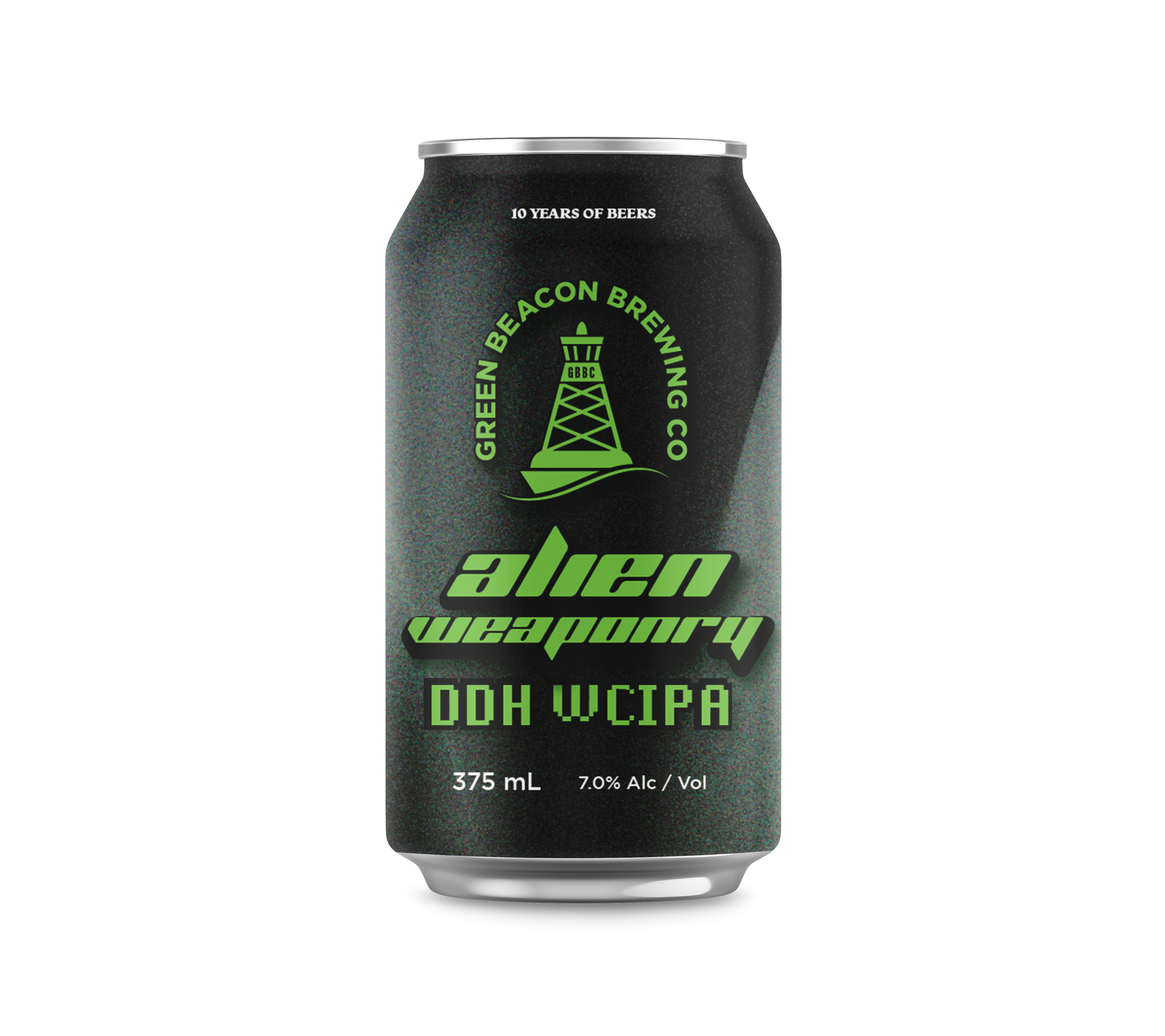 Green Beacon Alien Weaponry DDH West Coast IPA – Green Beacon Brewing Co.