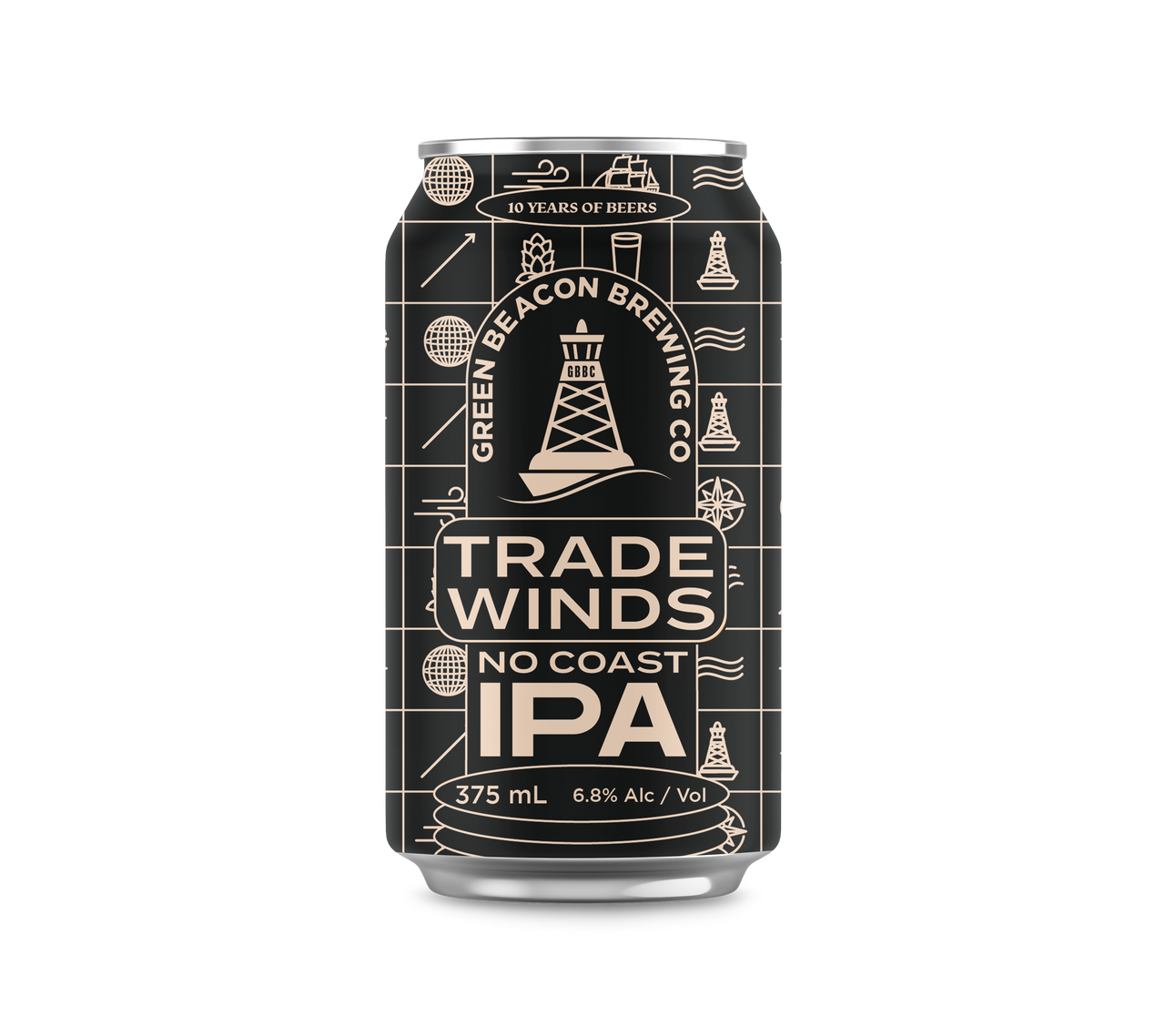 Green Beacon Trade Winds No Coast IPA – Green Beacon Brewing Co.
